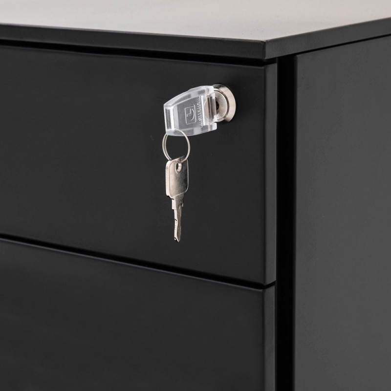 Cajonera con ruedas de metal 3 cajones - Valemob